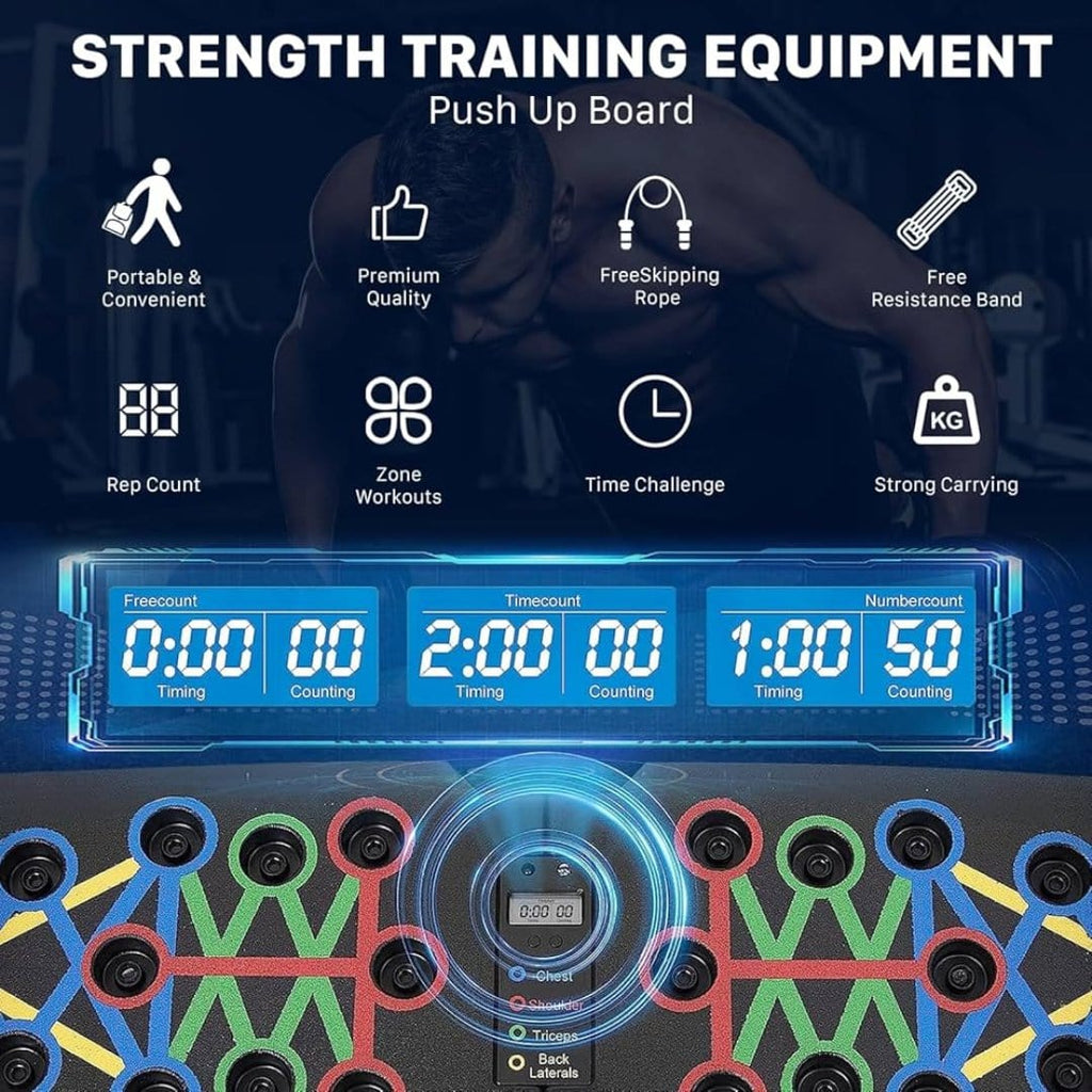 30-in-1 Digital Push-Up Board