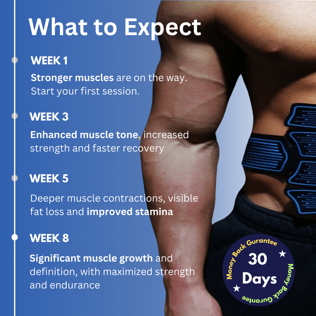 Ab Stimulator Belt Transformation Bundle by APE BORN Fitness